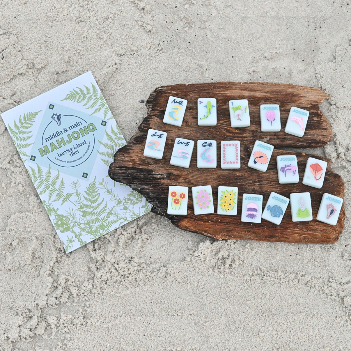 Barrier Island Tiles- A Southern Shoreline Inspired Mahjong Set ...